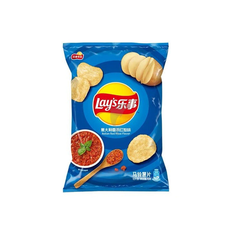 乐事薯片意大利香浓红烩味 Lay's Potato Chip Italian StewFlavor 70g – Panda Foods
