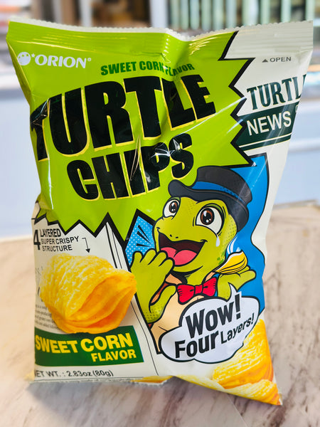 Orion Turtle Chips Sweet Corn Flavor 80g – Panda Foods