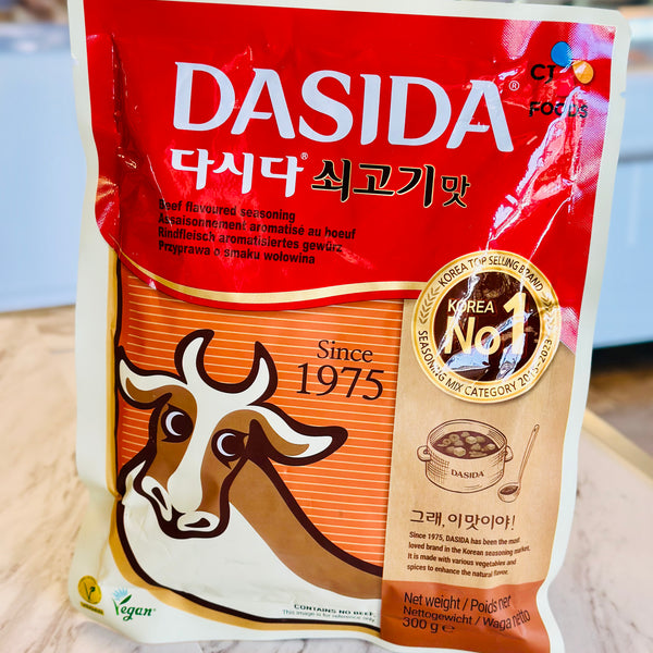 CJ)DASIDA BEEF FLAVOURED SEASONING (NO MEAT) 300g – Panda Foods