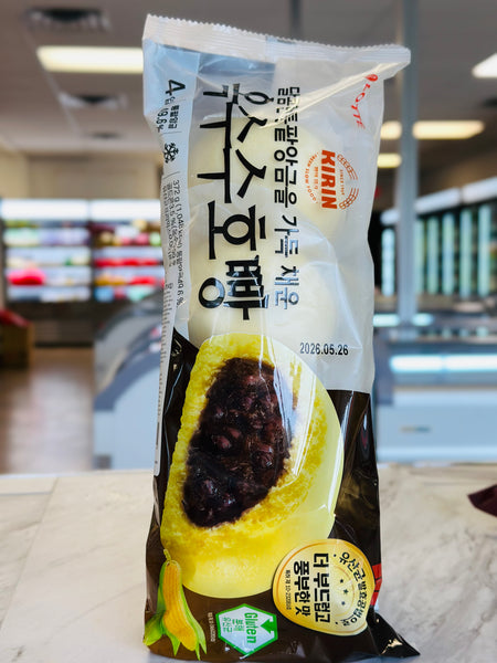Lotte Kirin – Corn Bun with Red Bean Filling 372g – Panda Foods
