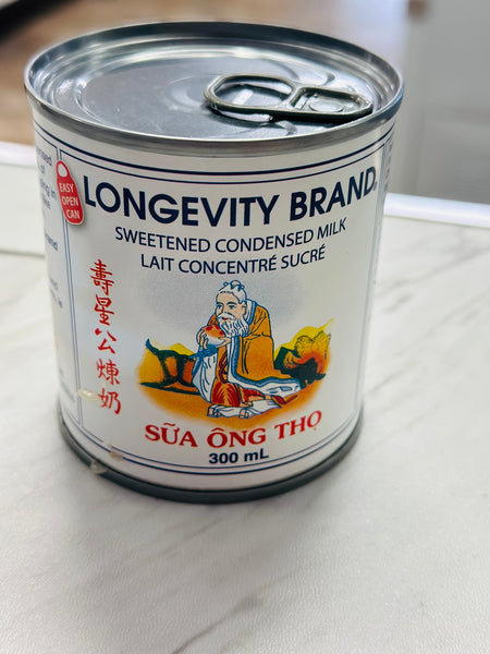 Longevity Brand Sweetened Condensed Milk 300 ml – Panda Foods