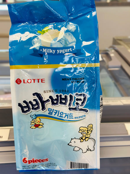 Lotte Milky Yogurt Ice Tube (6pcs) – Panda Foods