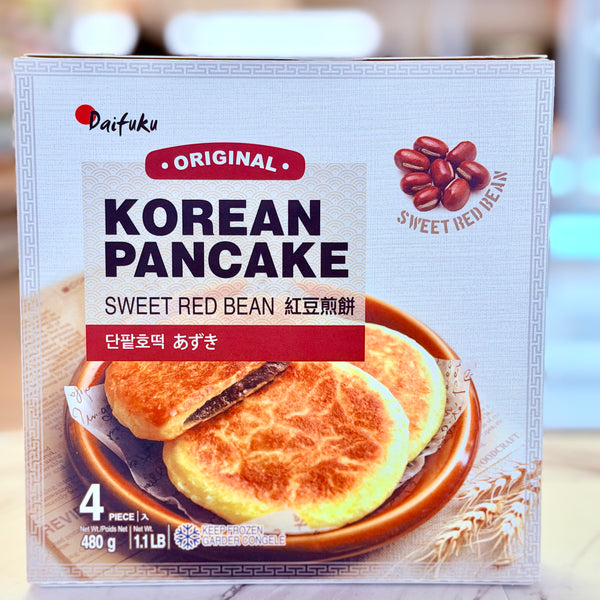 Daifuku Korean Pancake Sweet Red Bean 4pc – Panda Foods