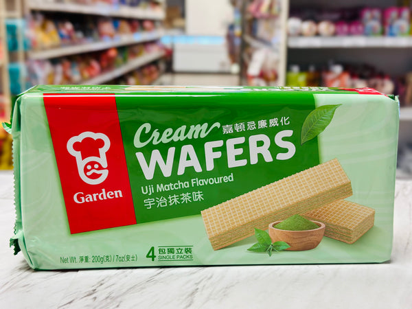 Garden wafers uji match tea flavor – Panda Foods