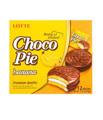 Lotte Choco Pie – Banana 12packs – Panda Foods